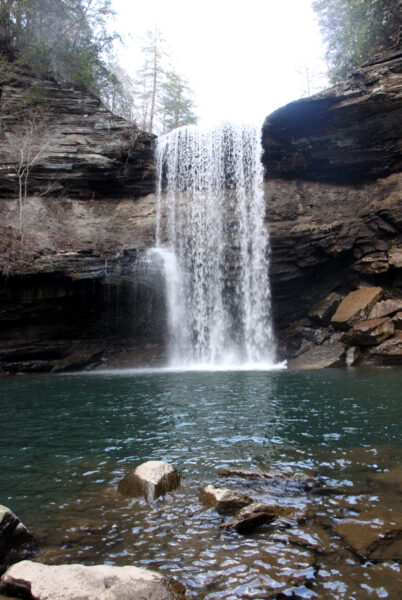 Greeter Falls: Four Waterfalls, Blue Water Greet Hikers Along South ...